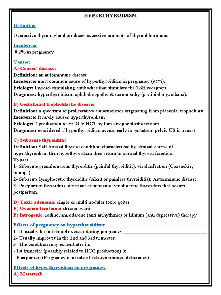 HYPERTHYROIDISM | PDF