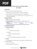 7es SEMI-DETAILED LESSON PLAN (DRAFT) | PDF | Nonverbal Communication ...