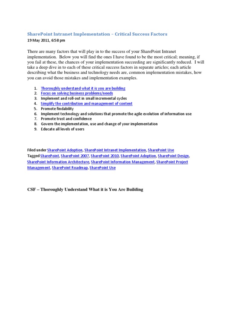 How To - Intranet | PDF | Share Point | File Format