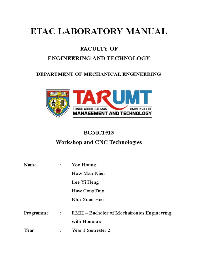 Lab Report 1 - Milling | Download Free PDF | Machining | Tools