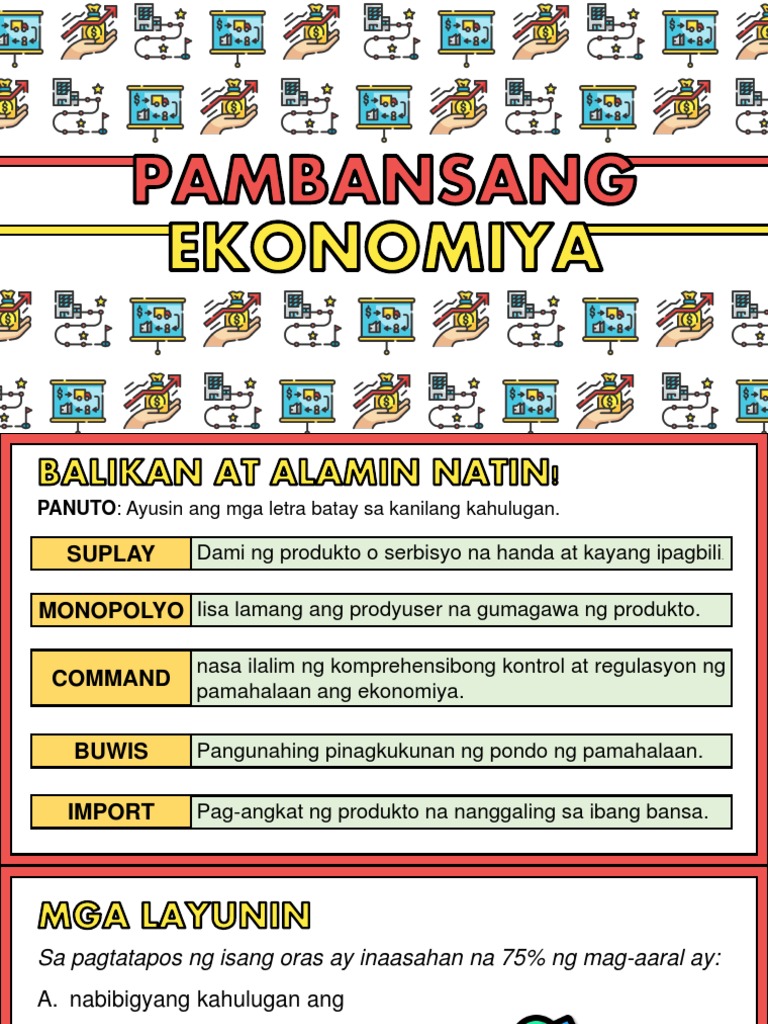 Araling Panlipunan 9 Daloy NG Pambansang Ekonomiya PART 1 | PDF Araling Panlipunan 9 Daloy NG Pambansang Ekonomiya PART 1 | PDF