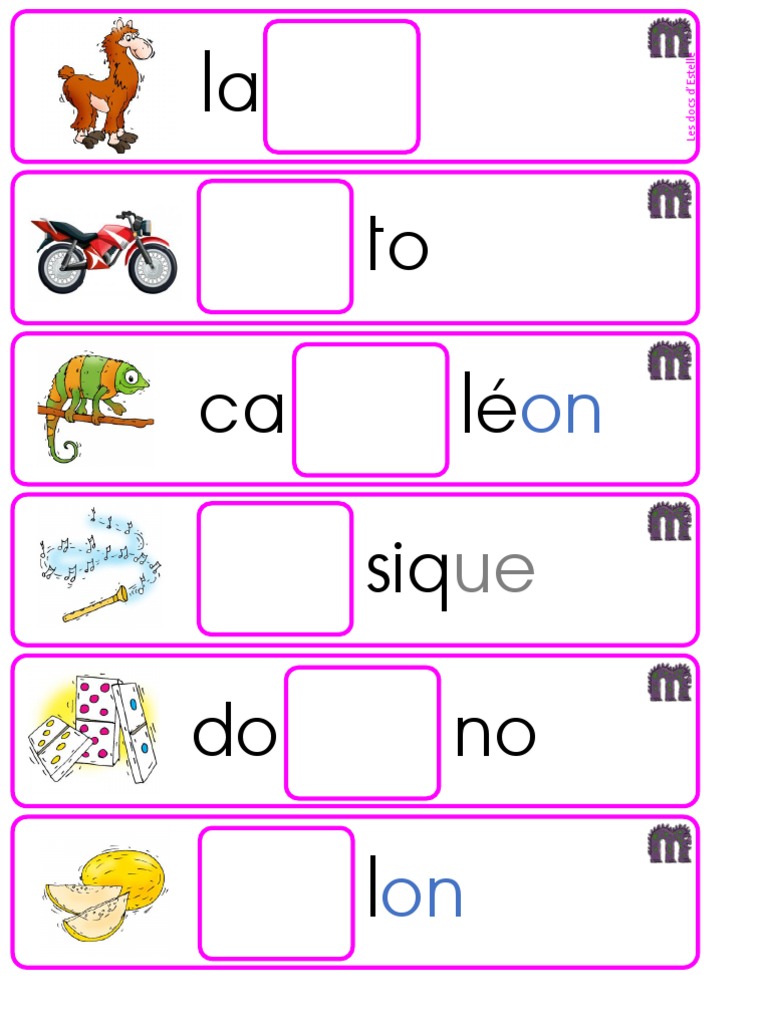 syllabe-manquante-ceinture-rose-estelledocs | PDF