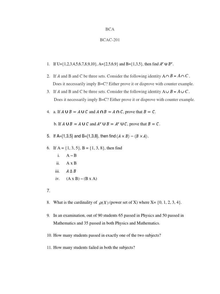 CA3 - BCA - Model Questions | PDF | Vertex (Graph Theory) | Mathematical Analysis