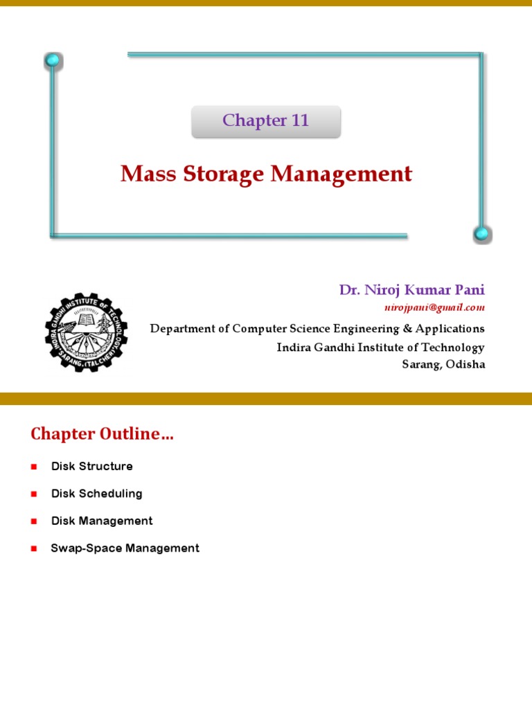 Chapter 11 - Mass Storage Management | PDF | Booting | Hard Disk Drive