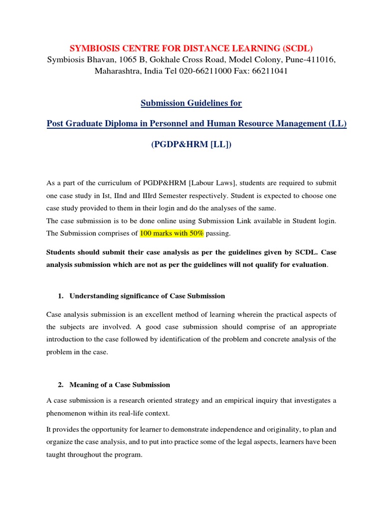 Submission Guidelines Pgdphrm Ll I Ii Iii Pdf 0088