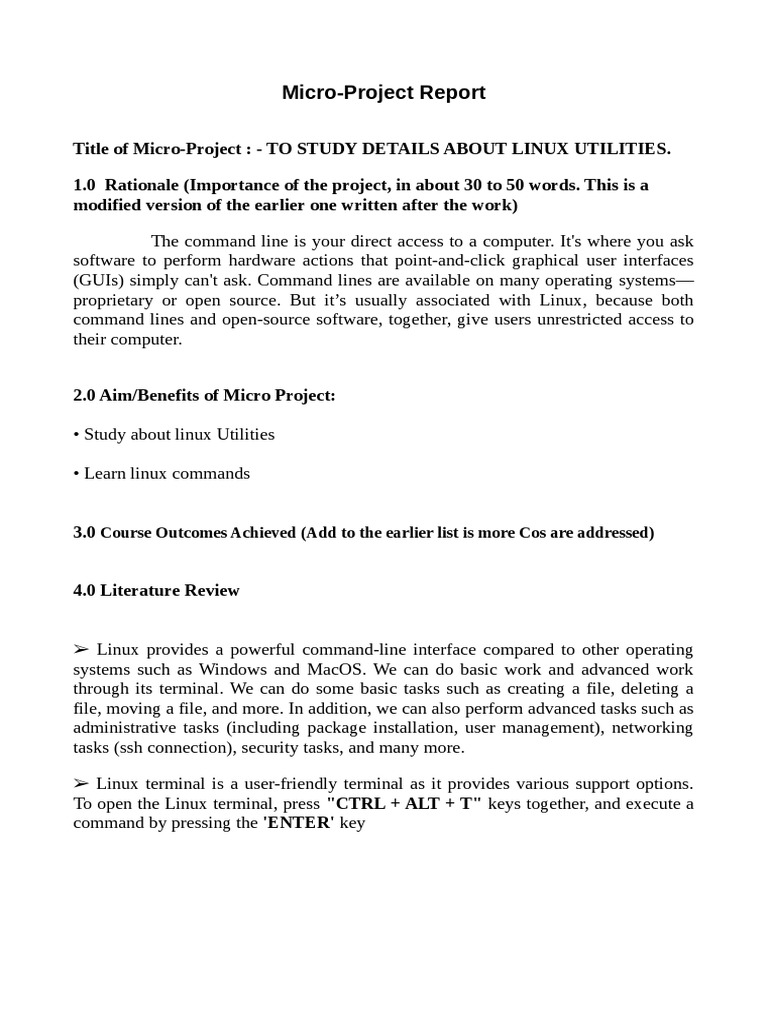 Osy Project Final 1112 | Download Free PDF | Command Line Interface | Graphical User Interfaces