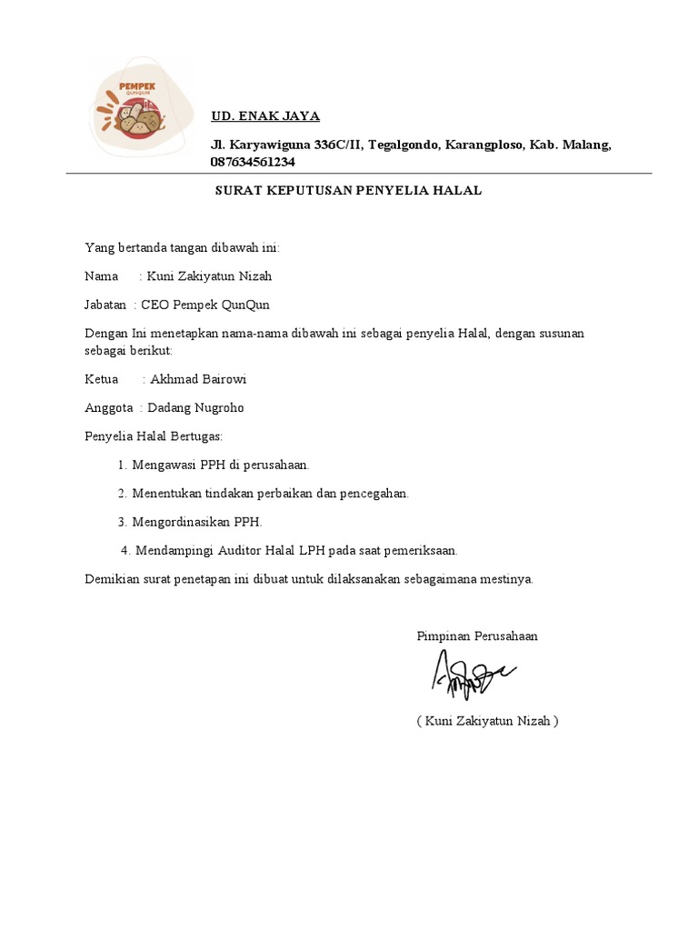 File SK Penyelia | PDF | Bisnis
