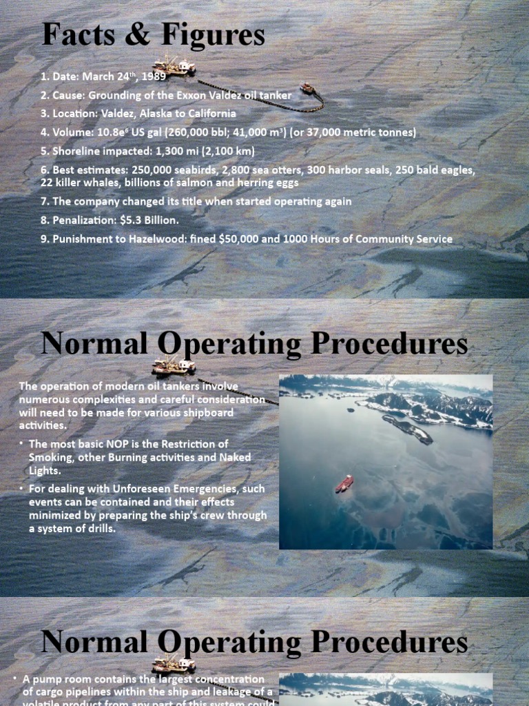 Exxon Valdez Oil Spill Overview | PDF | Oil Spill | Oil Tanker