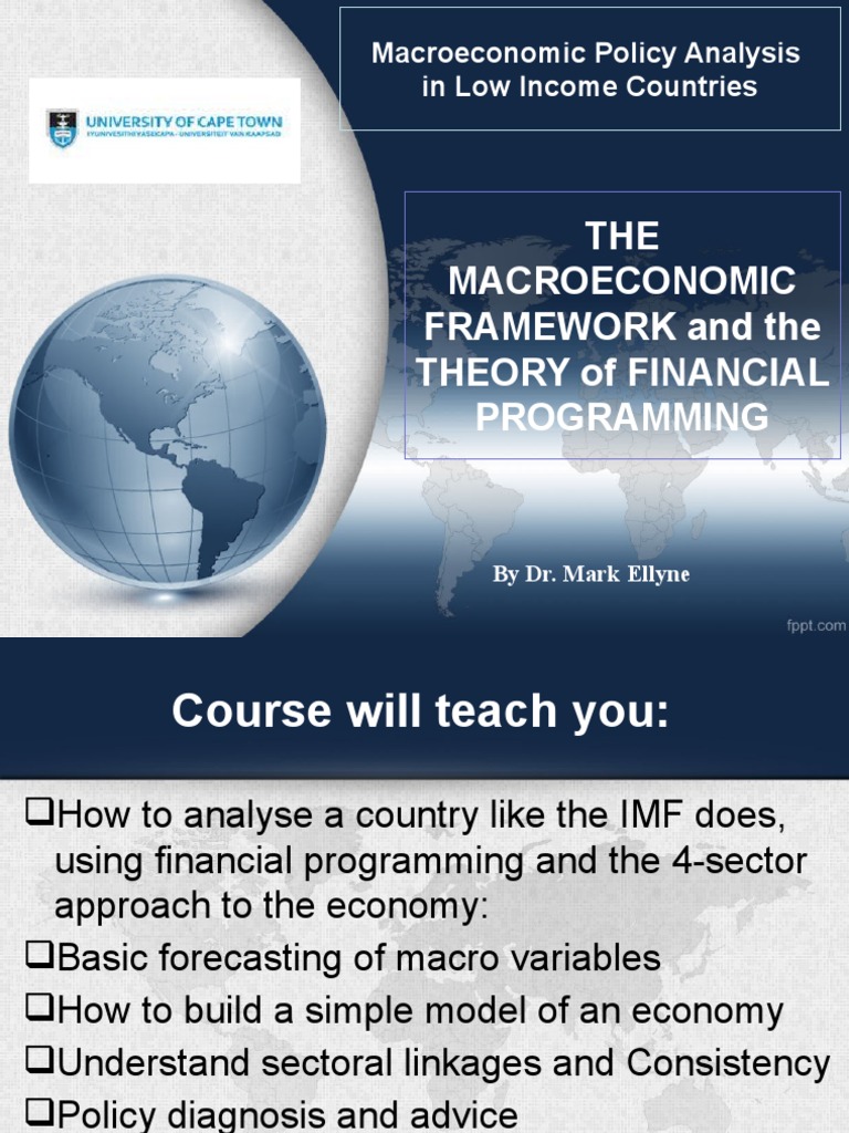 Lecture 1-Macro Frame - Fin Prog - Overview - 2017-Revised | PDF ...