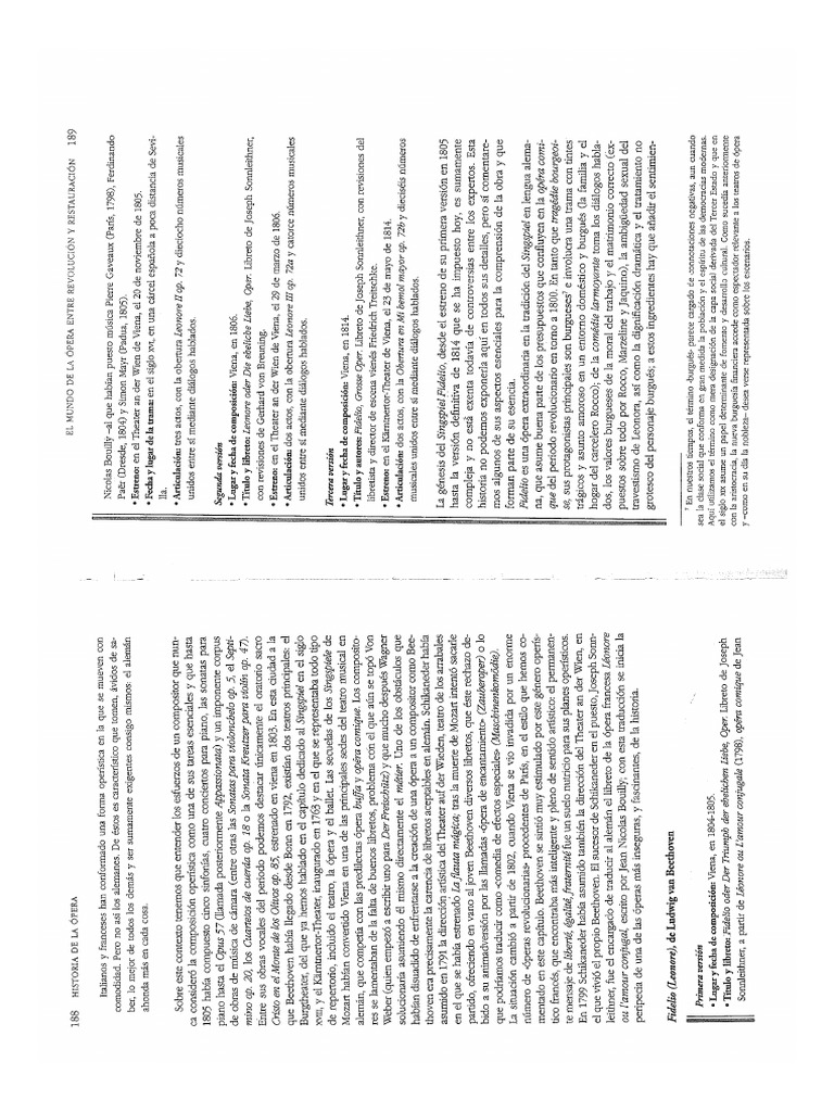 Menéndez Torrellas. Fidelio | PDF