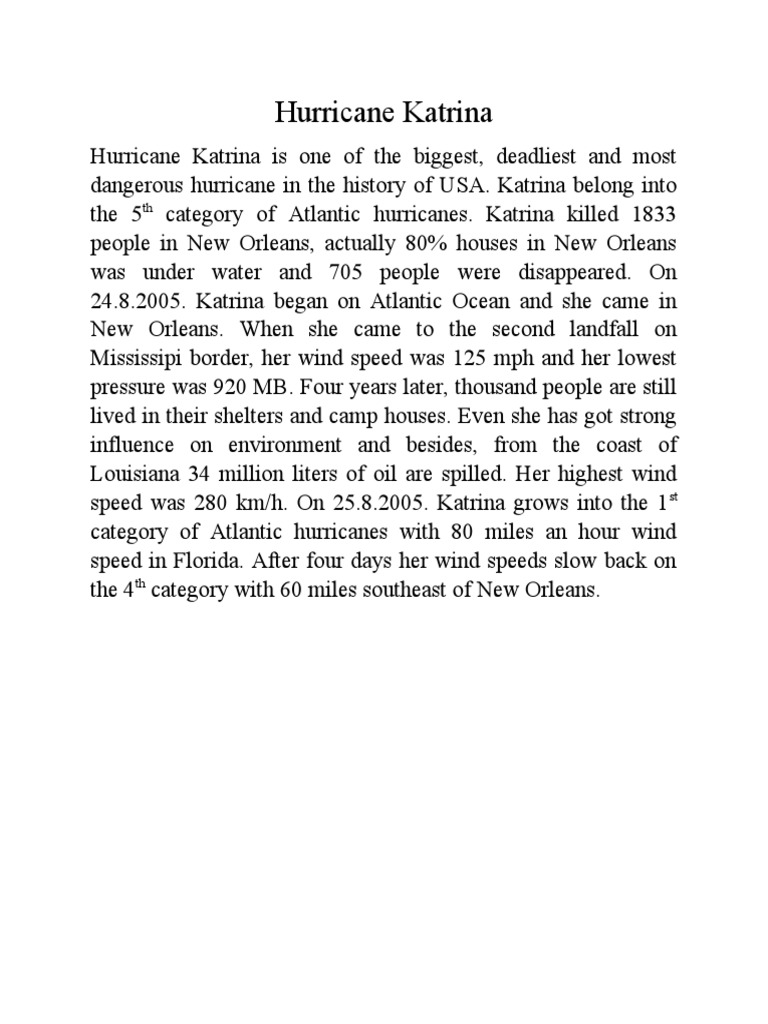 Hurricane Katrina | PDF | Politics | Law