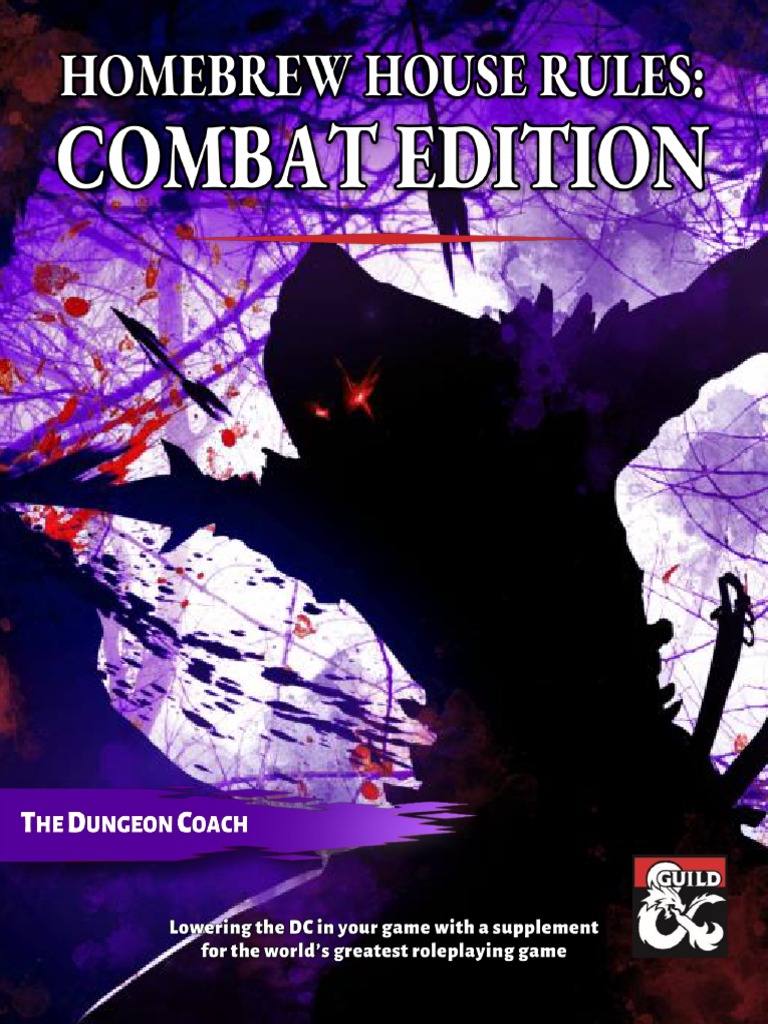 2460121-TDC Homebrew Combat House Rules DMG | PDF | Dungeons & Dragons ...