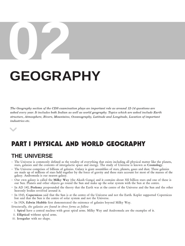 Geography: Part I Physical and World Geography | PDF