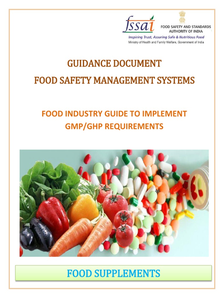 Guidance Document Food Safety Management Systems: Food Industry Guide To Implement GMP/GHP ...