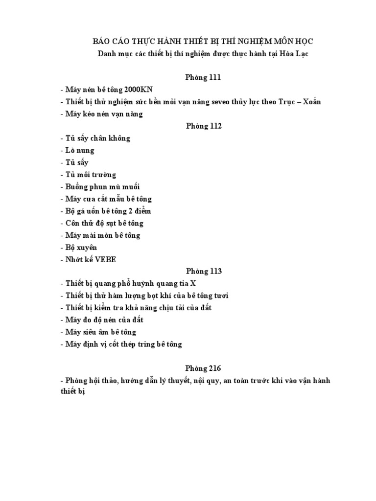Bao Cao Thi Nghiem | PDF