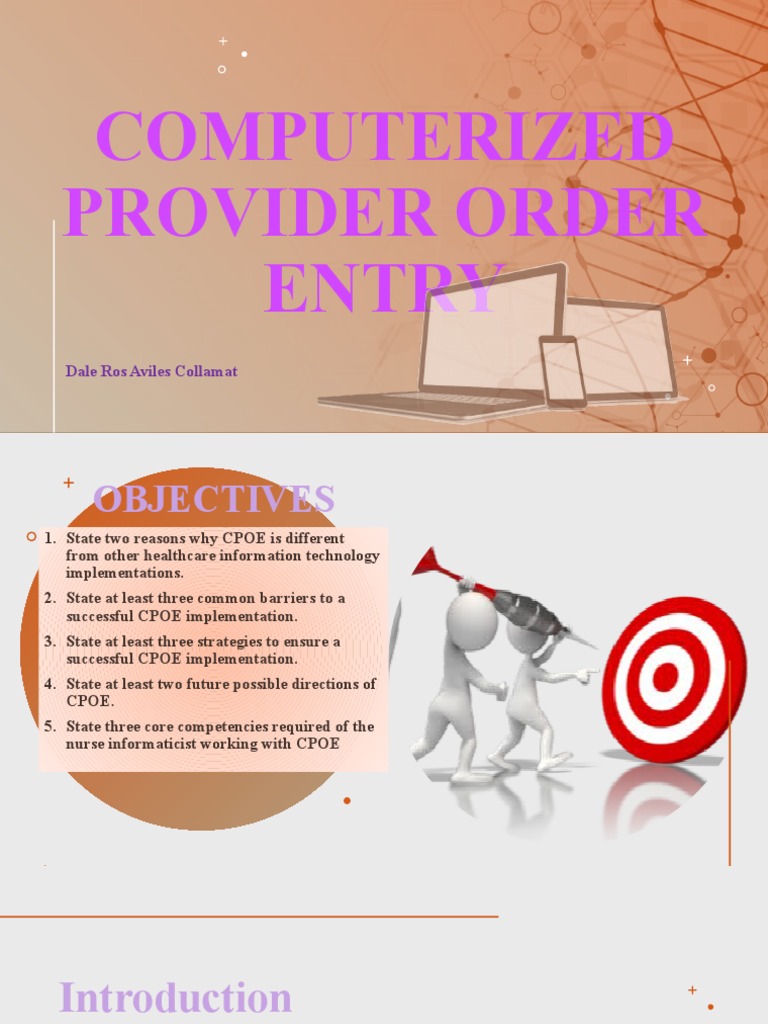 Computerized Provider Order Entry | PDF | Health Care | Electronic ...