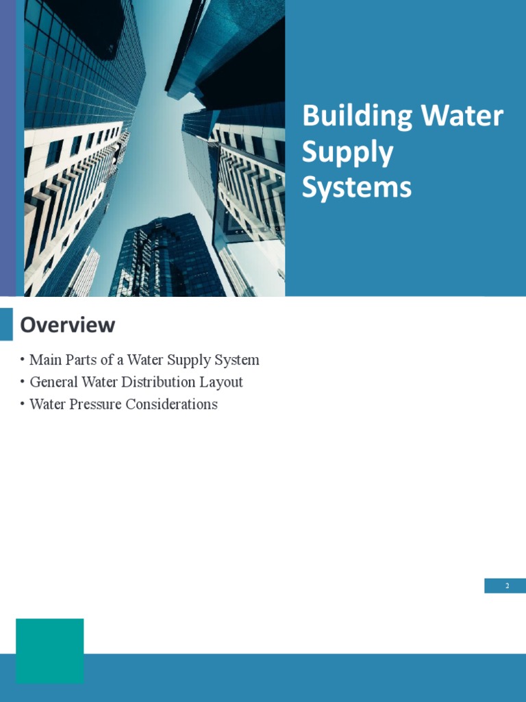 Building Water Supply Systems | PDF