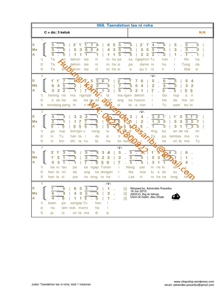 Taendehon Las Ni Roha | PDF