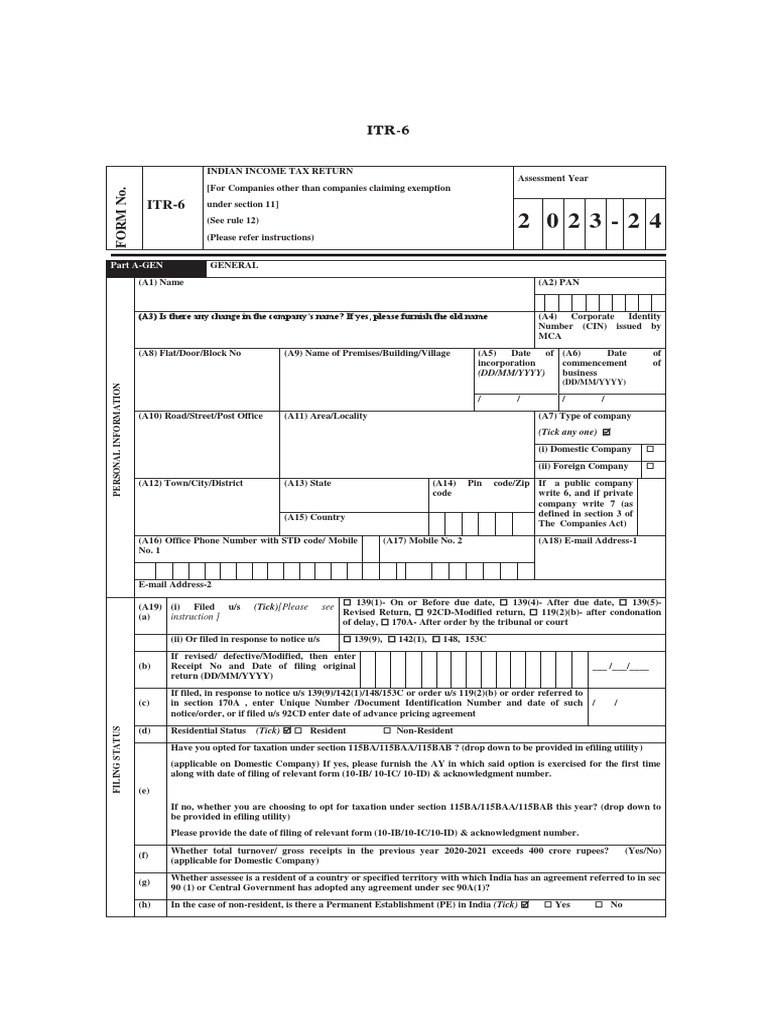 Part A-GEN: (DD/MM/YYYY) | PDF