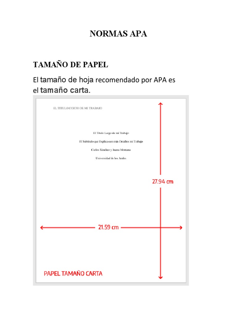 Tarea Normas Apa | PDF