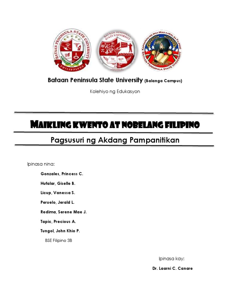 Pagsusuri NG Akdang Pampanitikan | PDF