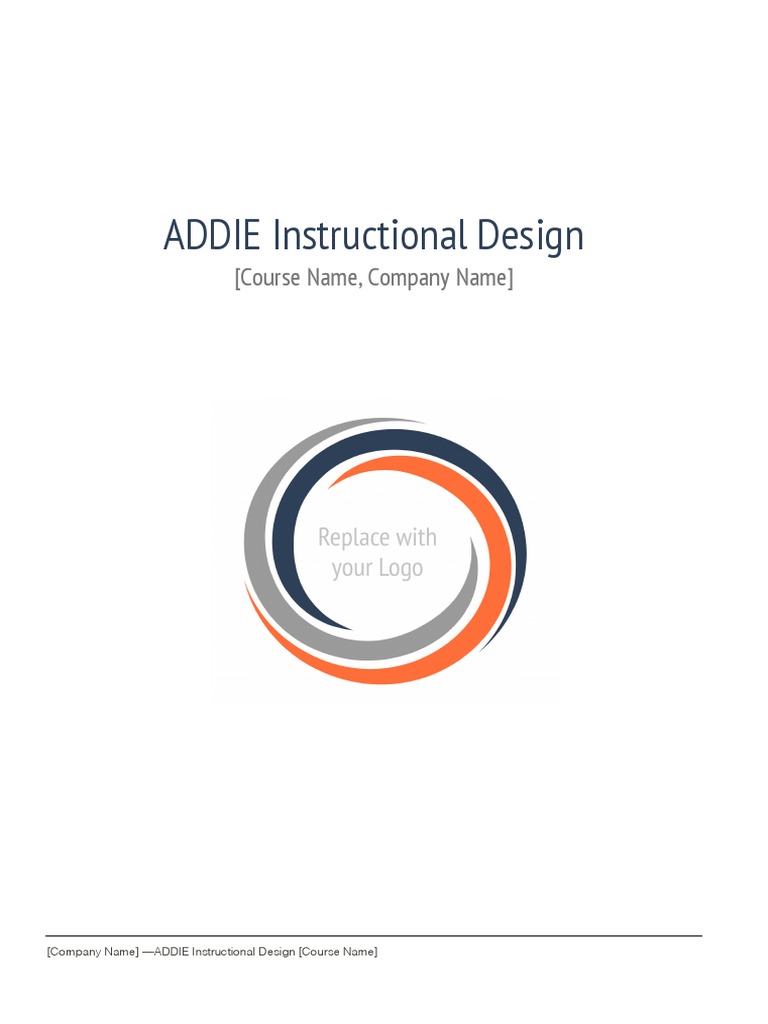 ADDIE Template IDC | PDF