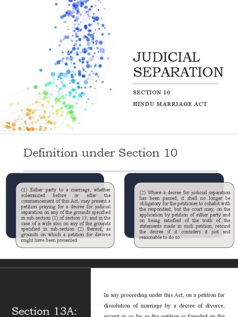 Judicial Separation | PDF | Divorce | Marriage