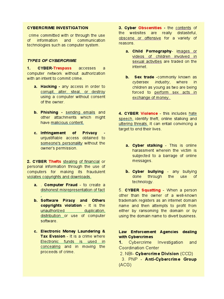 Cybercrime Investigation | Download Free PDF | Cybercrime | Security