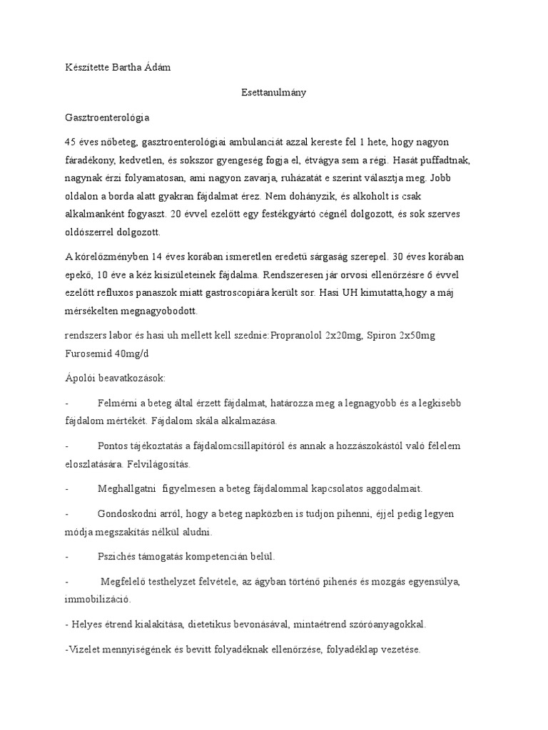 Esettanulmány | PDF