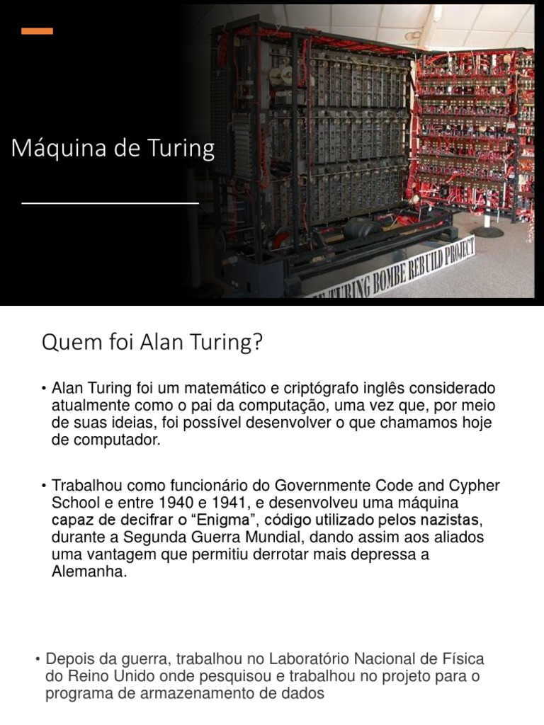 Máquina de Turing | PDF