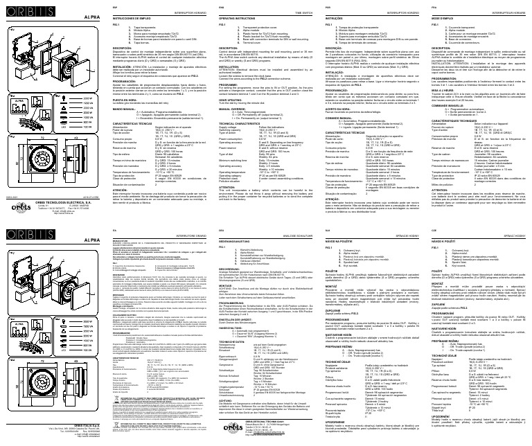 Alpha: Orbis Tecnología Eléctrica, S.A | PDF