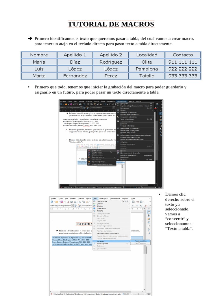 Tutorial de Macros | PDF | Informática | Software