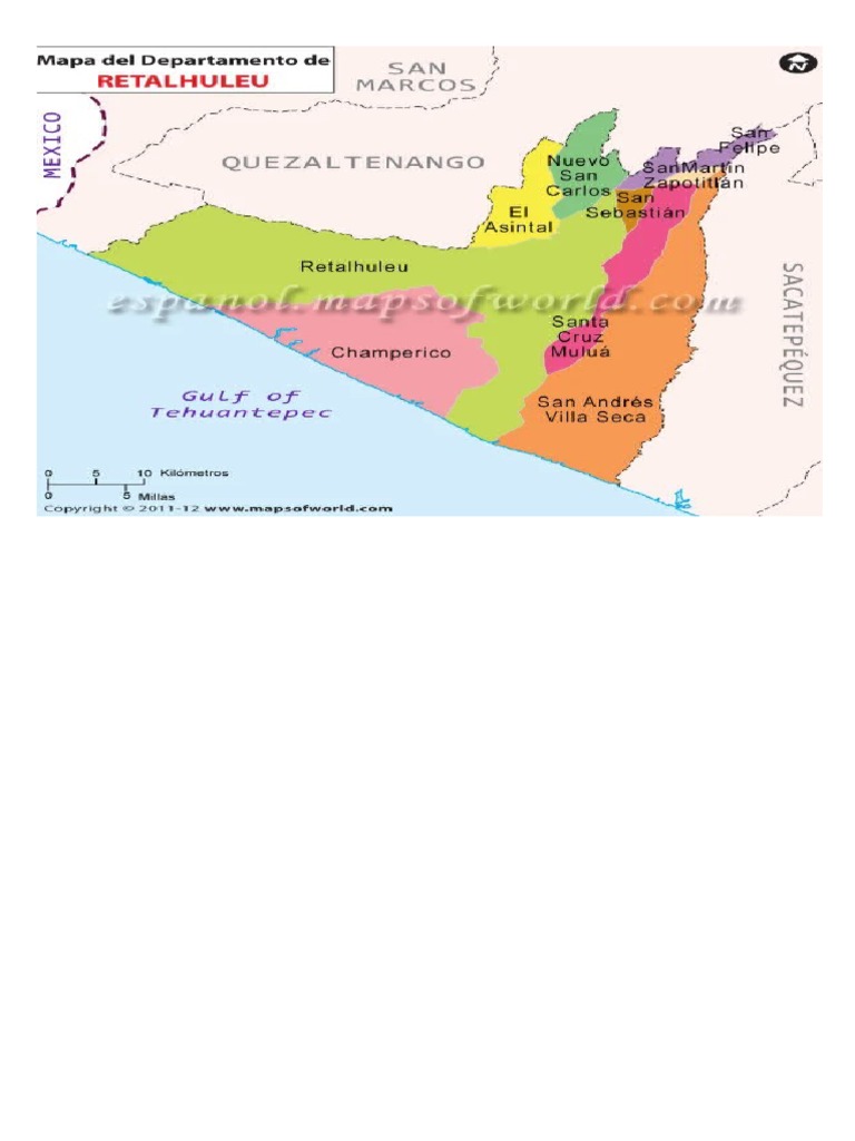 Mapa de Retalhuleu | PDF