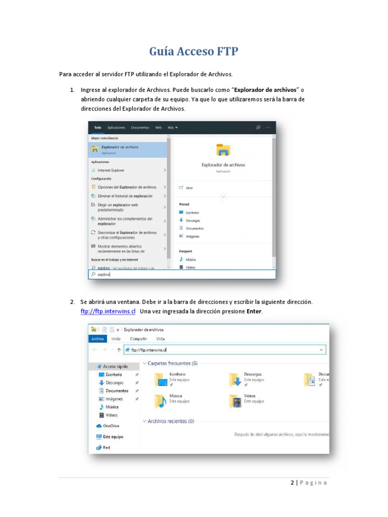 Manual FTP Explorer | PDF