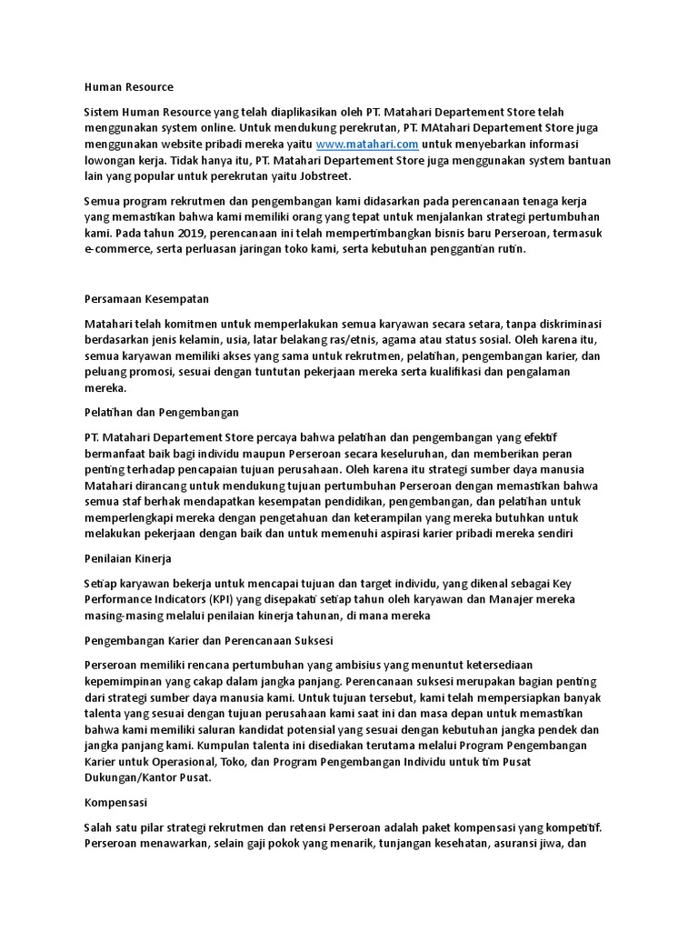 Human Resource | PDF