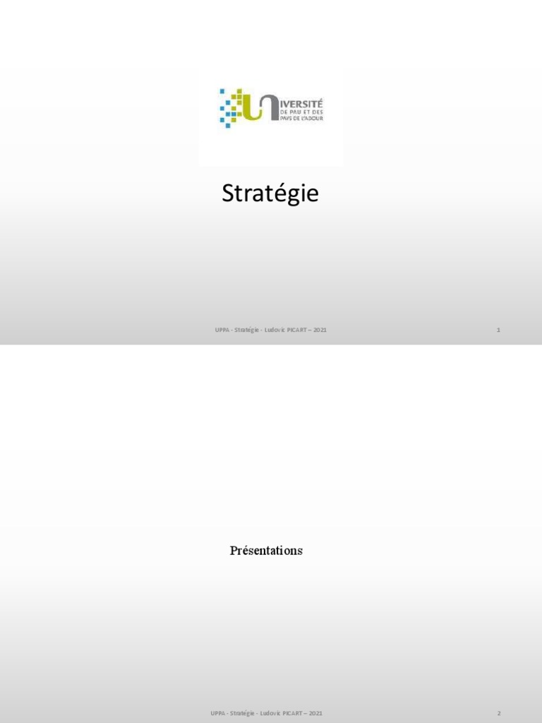 Strat Groupé-Compressed | PDF | Gestion stratégique | Partie prenante