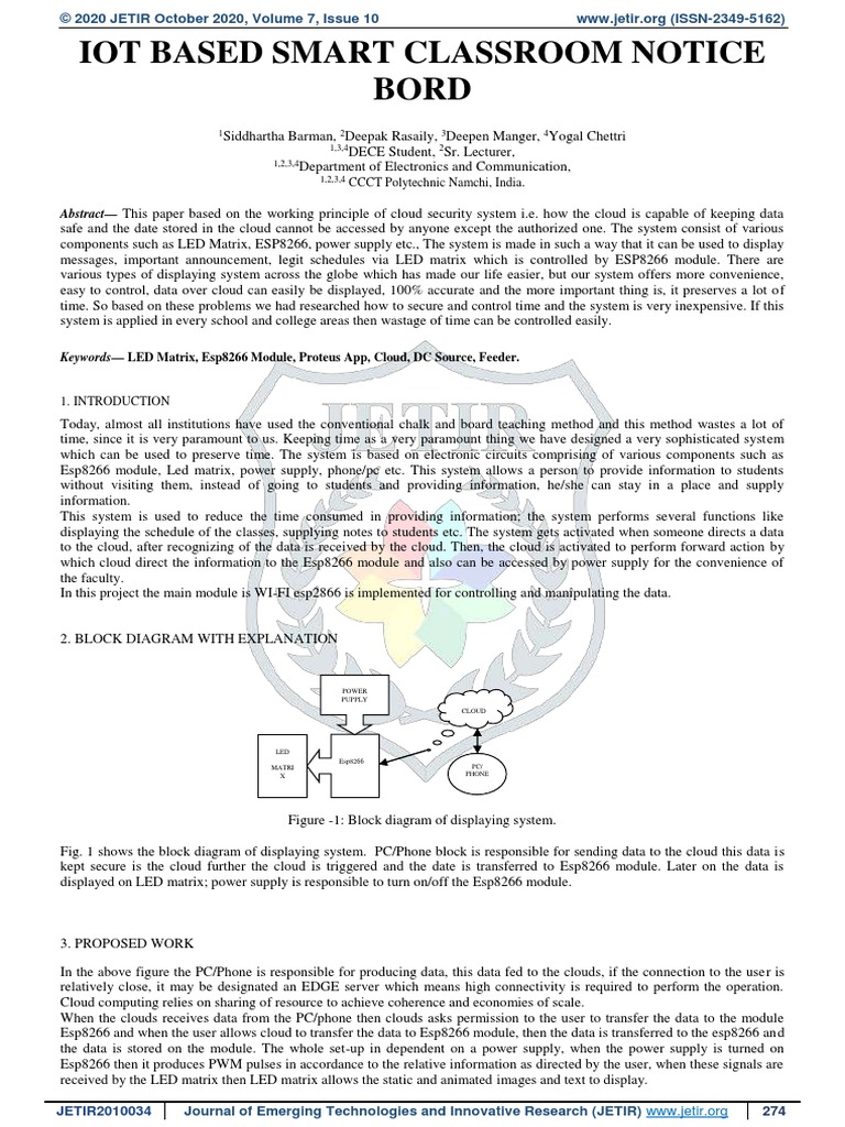 Smart Notice Board | PDF