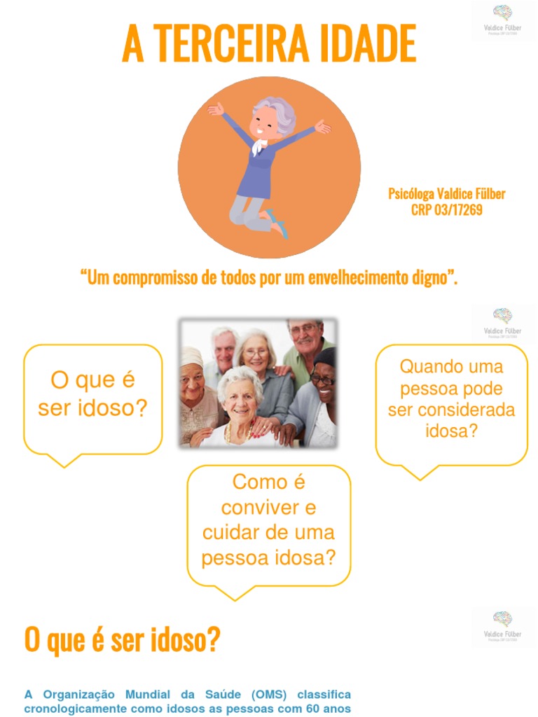 Slide Sobre Terceira Idade | PDF | Terceira idade | Família