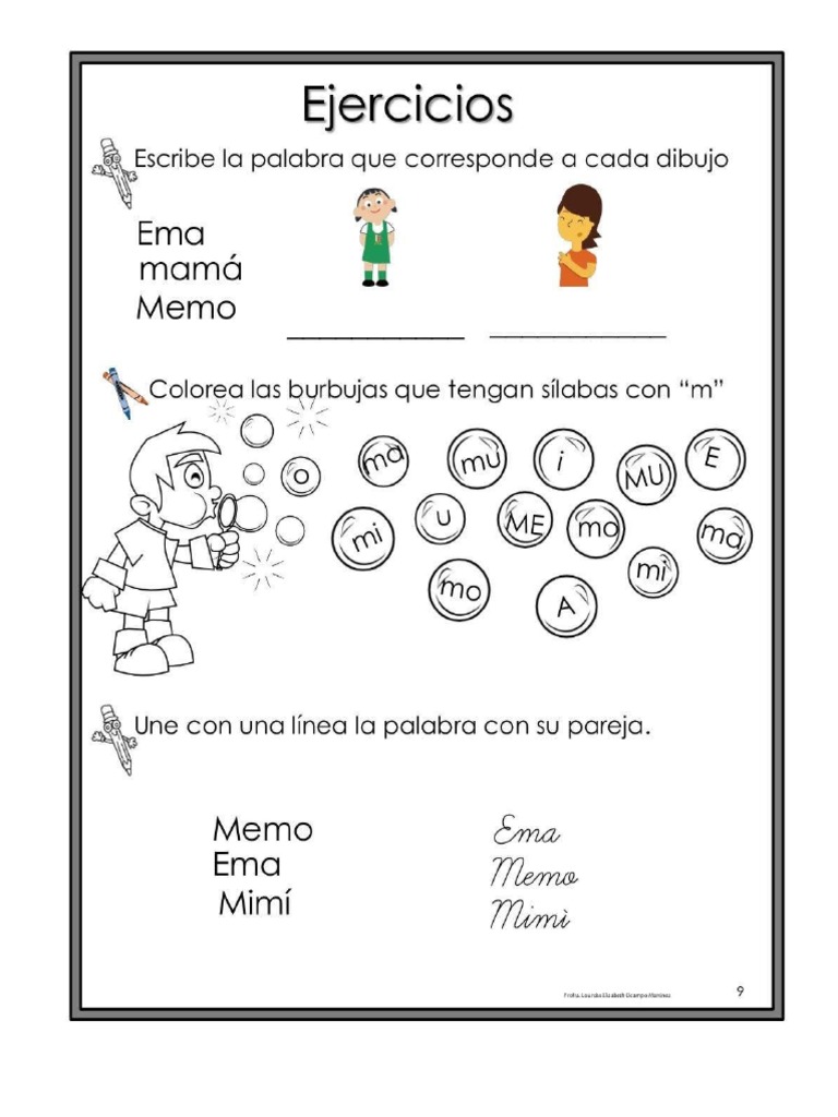 Cartilla Leer M | PDF