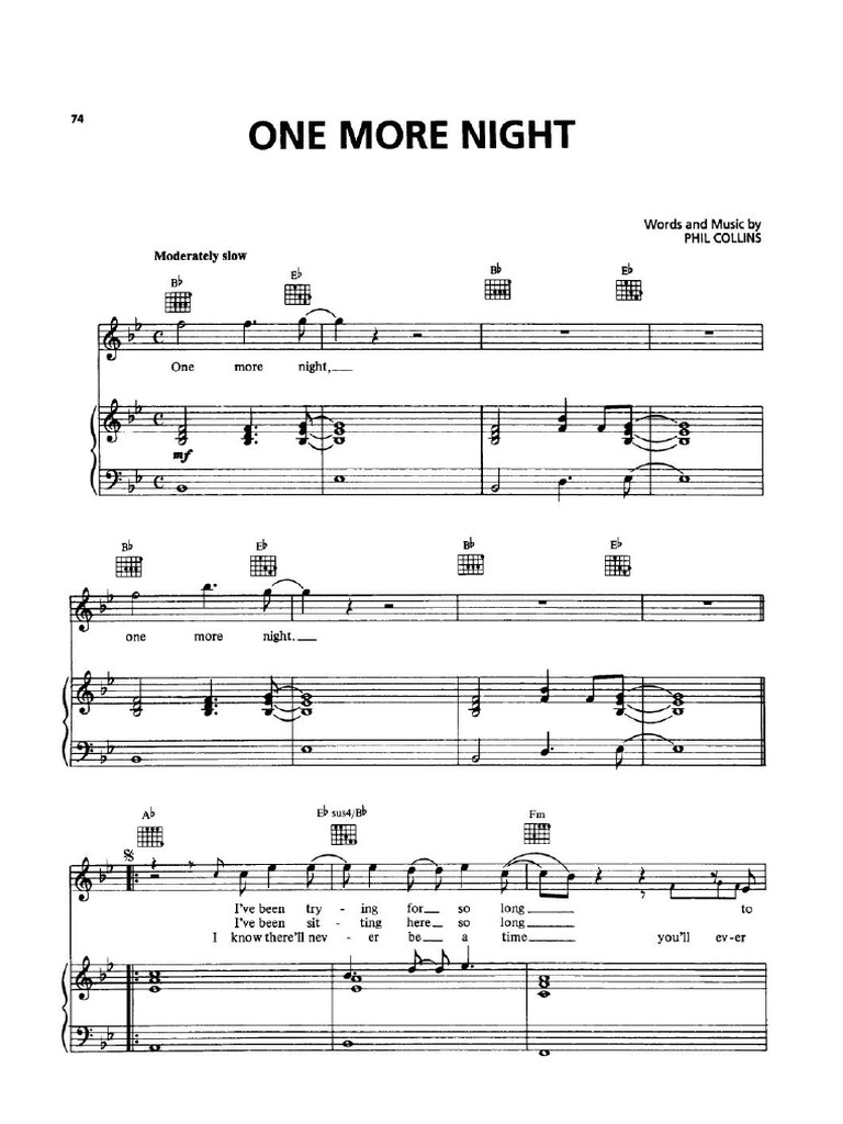 One More Night | PDF