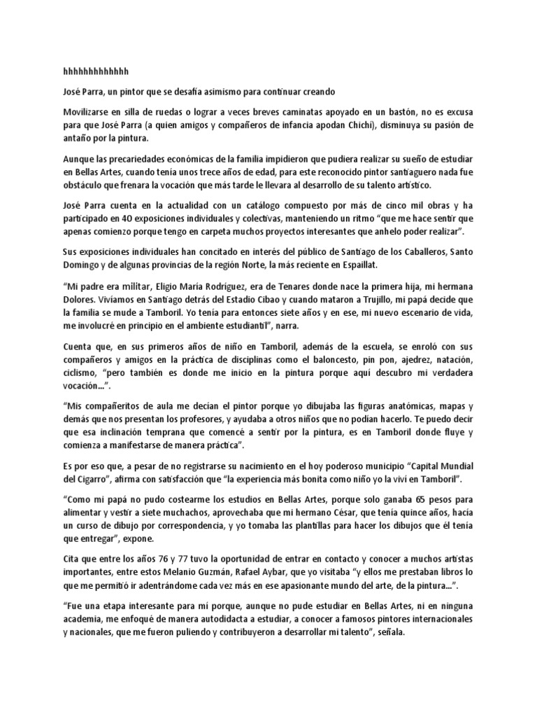 Pintor José Parra | PDF | Sevilla | Pinturas
