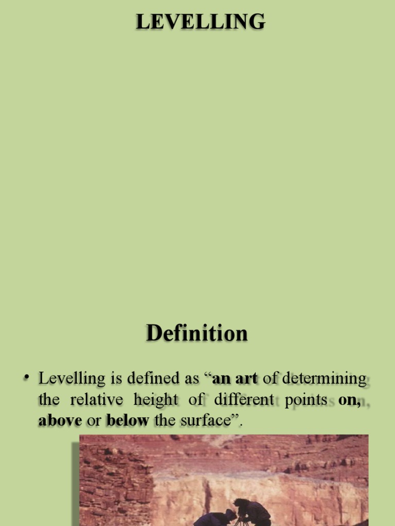 Levelling Final | PDF