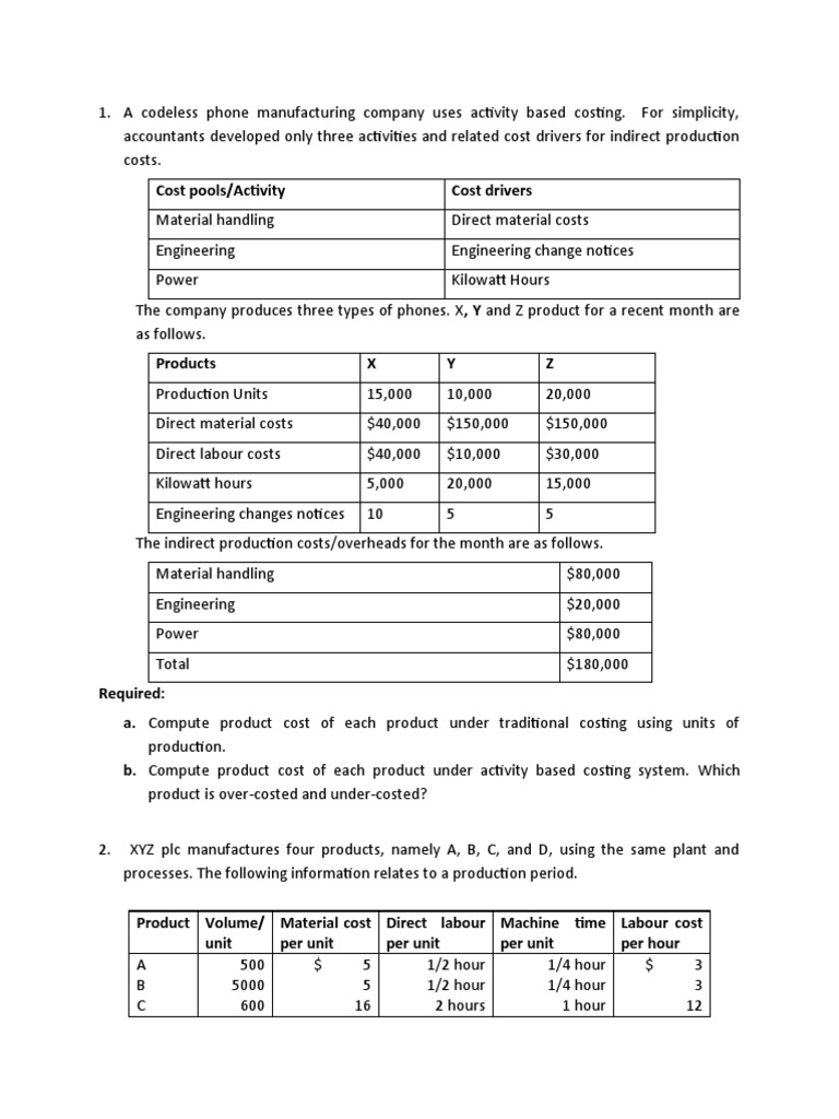 ABC Assignment | PDF | Business | Business Economics