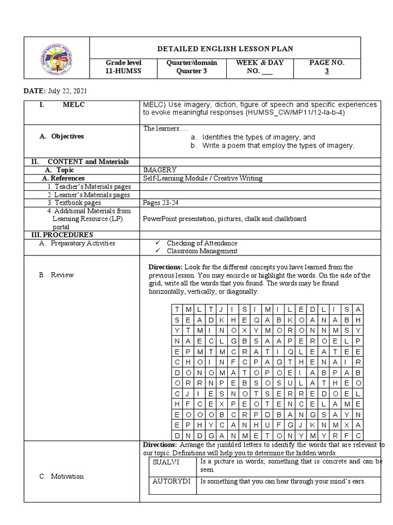 Lesson Plan Cot 2 | PDF | Cognitive Science | Behavior Modification