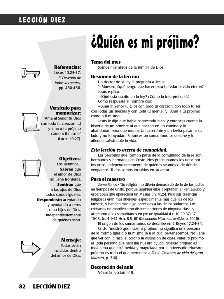 10 Quien Es Mi Projimo | PDF