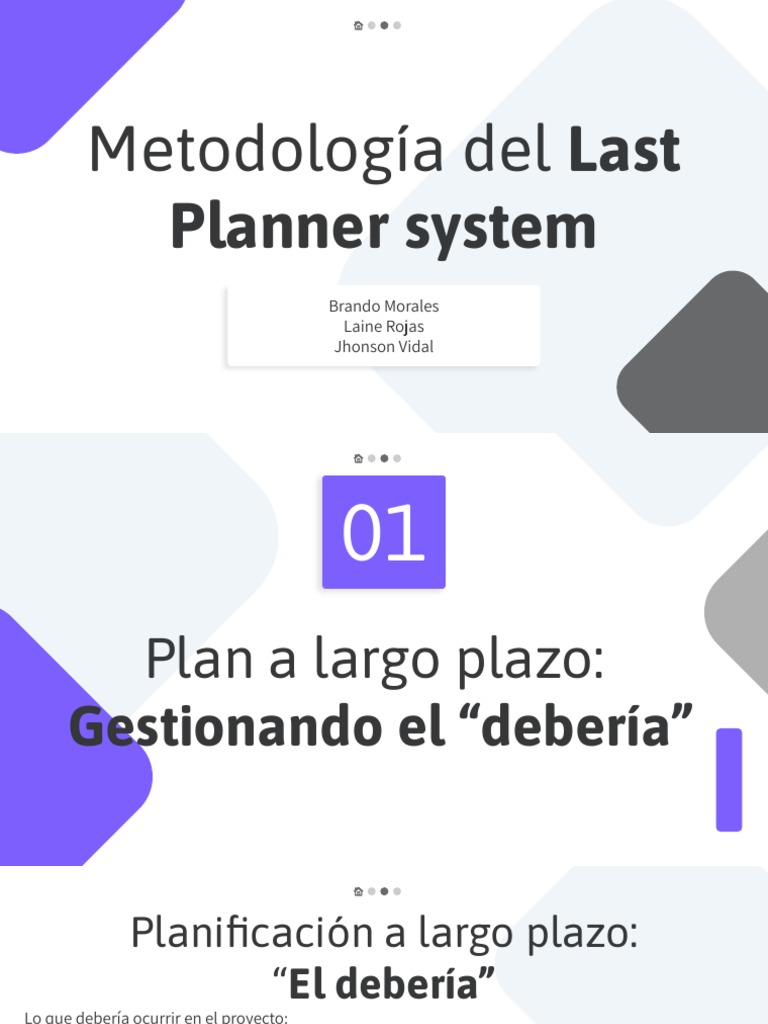 Metodología del Last Planner System | PDF | Crecimiento personal y ...