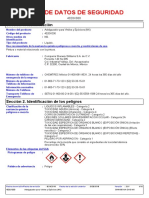 Desengrasante - HDS | PDF | Agua | Toxicidad