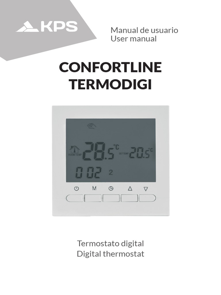 Termostato Confortline Termodigi | PDF