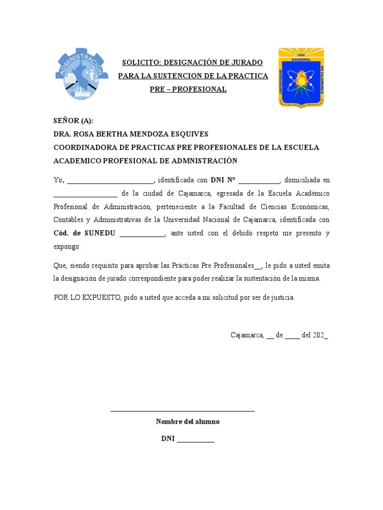 Solicitud de Designacion de Jurados | PDF