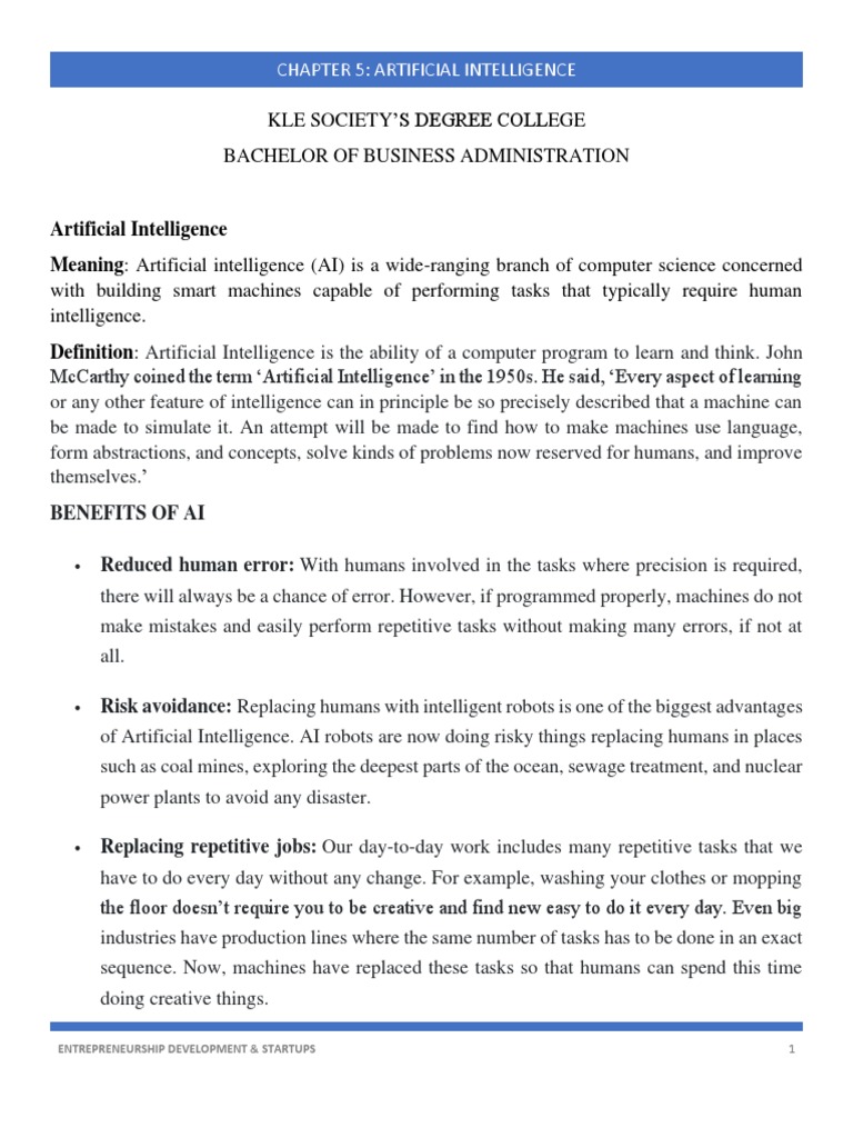 Unit 5 Eds Notes Pdf Artificial Intelligence Intelligence Ai